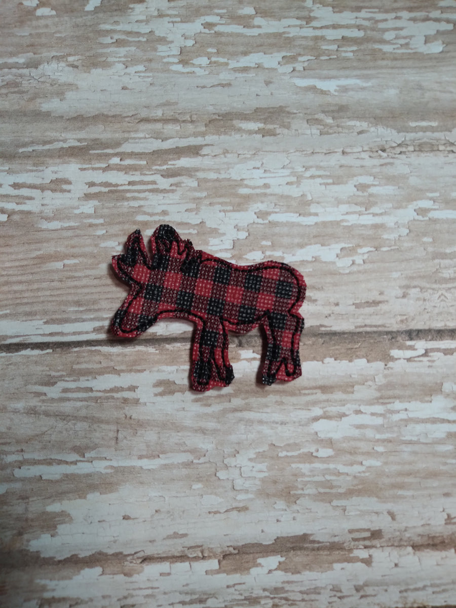 Red Plaid Animals – The Feltie Hoarder